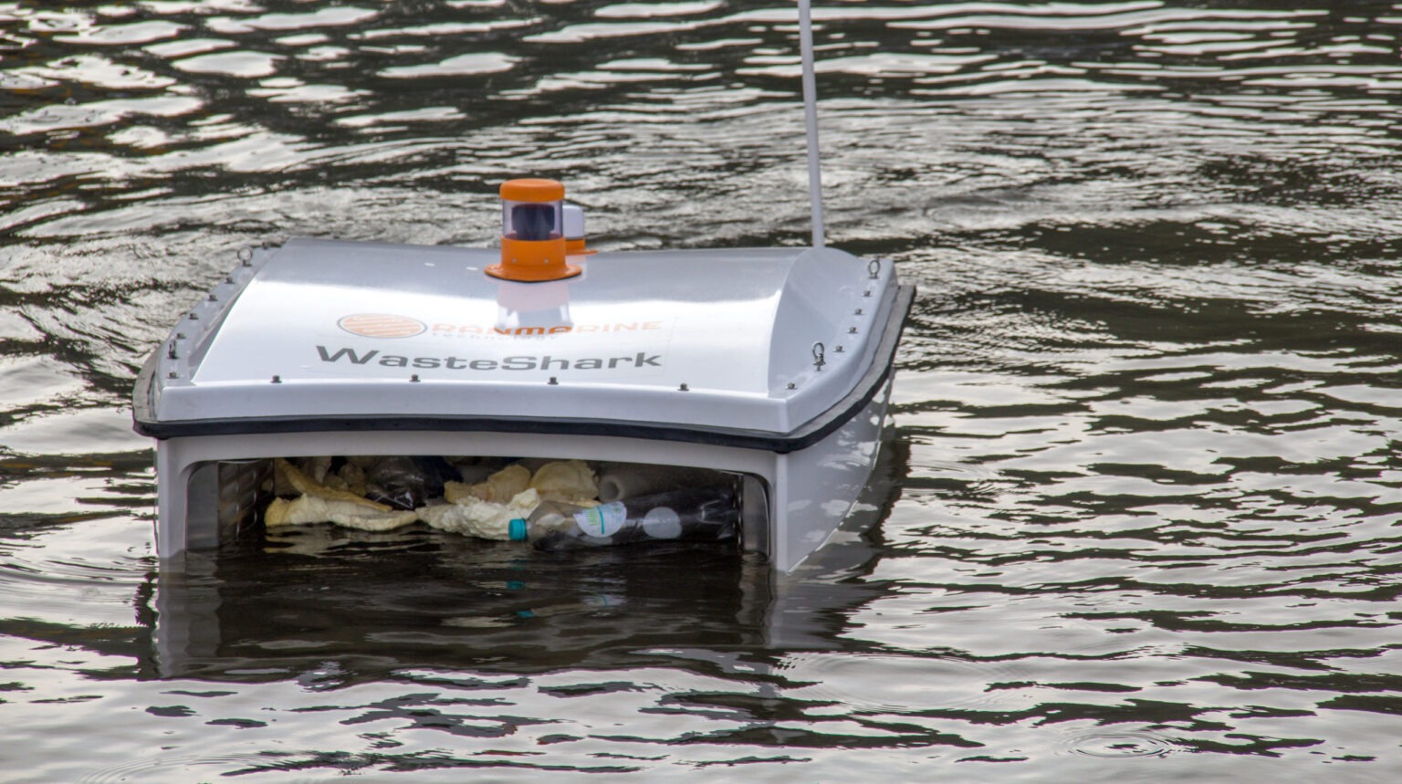 New floating drones could help fight plastic pollution