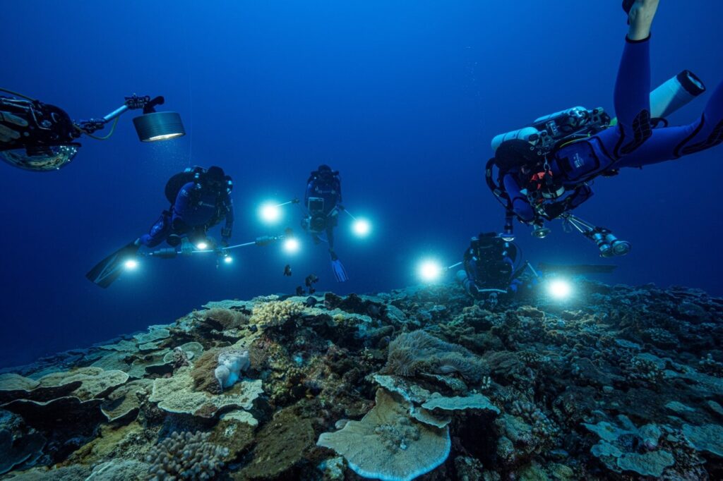 Rare coral reef discovered near Tahiti